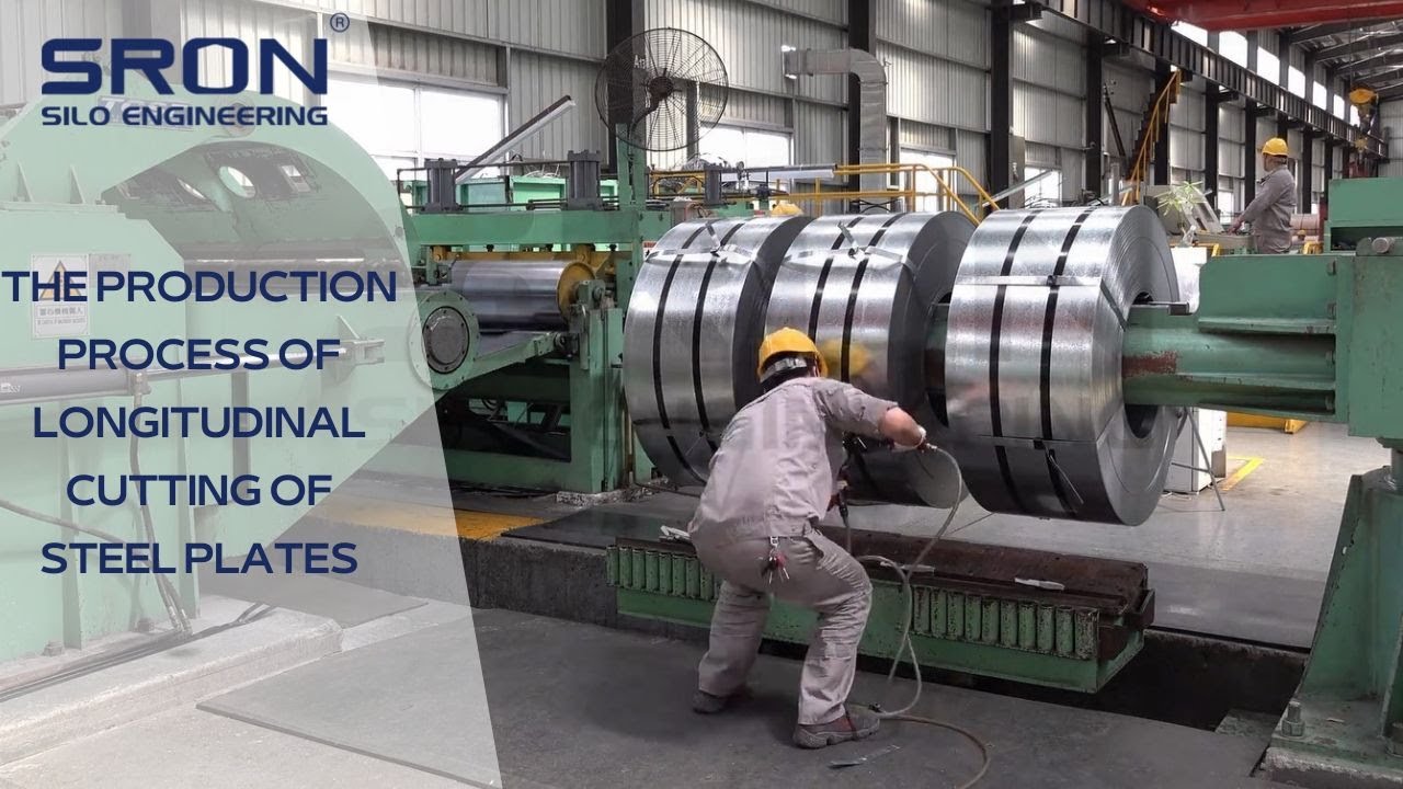 The production process of longitudinal cutting of steel plates ...