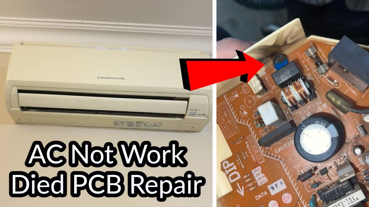 How to repair Dead PCB of air conditioner in Hindi/Urdu | air ...