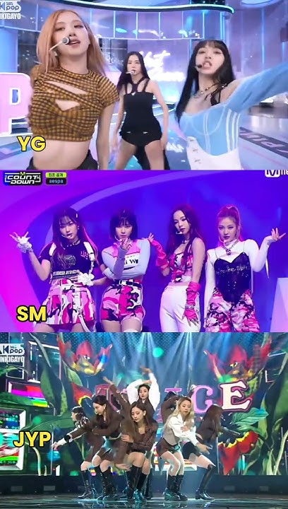 YG vs SM vs JYP in rap#shorts - YouTube