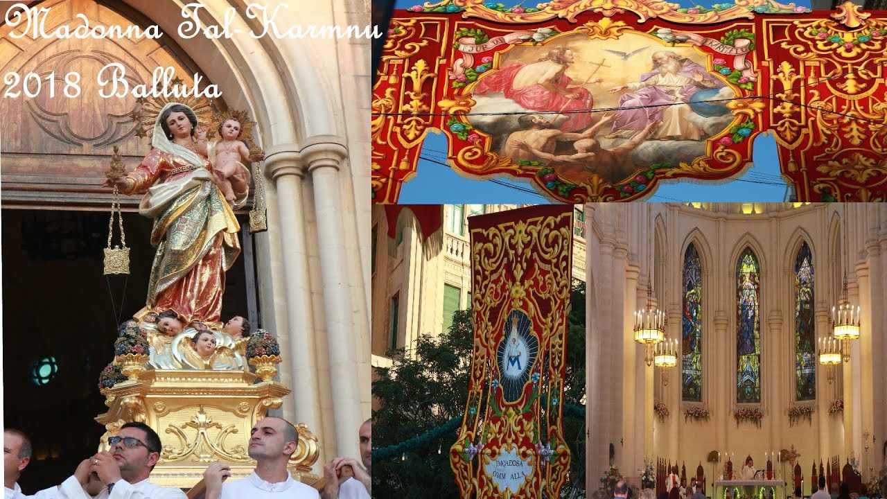 The Maltese Festa 2018 | Madonna tal-Karmnu Balluta - YouTube