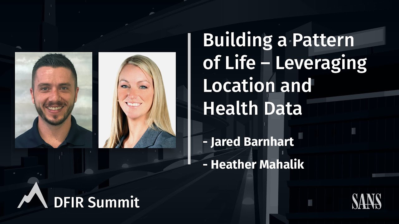 Building a Pattern of Life - Leveraging Location and Health Data - YouTube