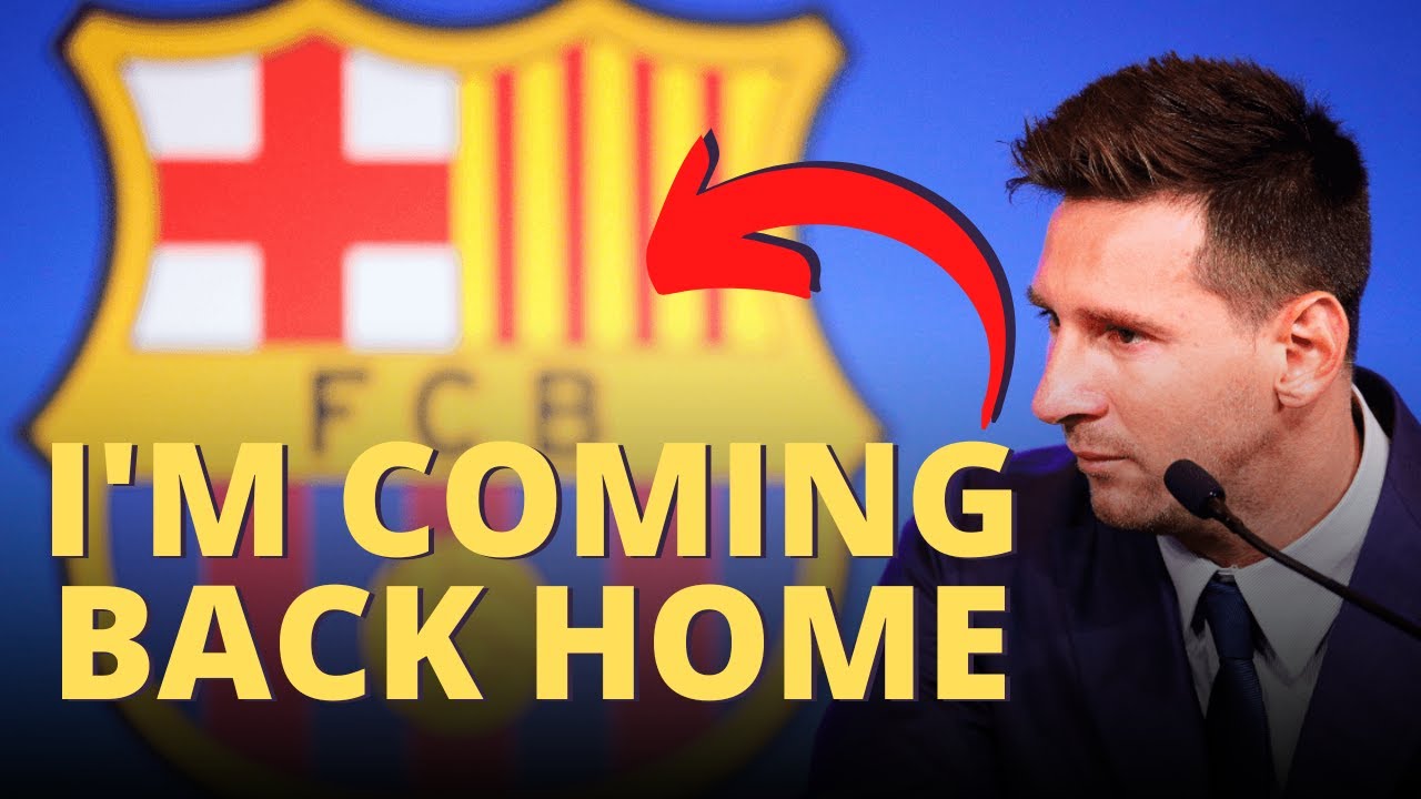 😱Unbelievable check this out, is messi coming back to barcelona?😱 - YouTube
