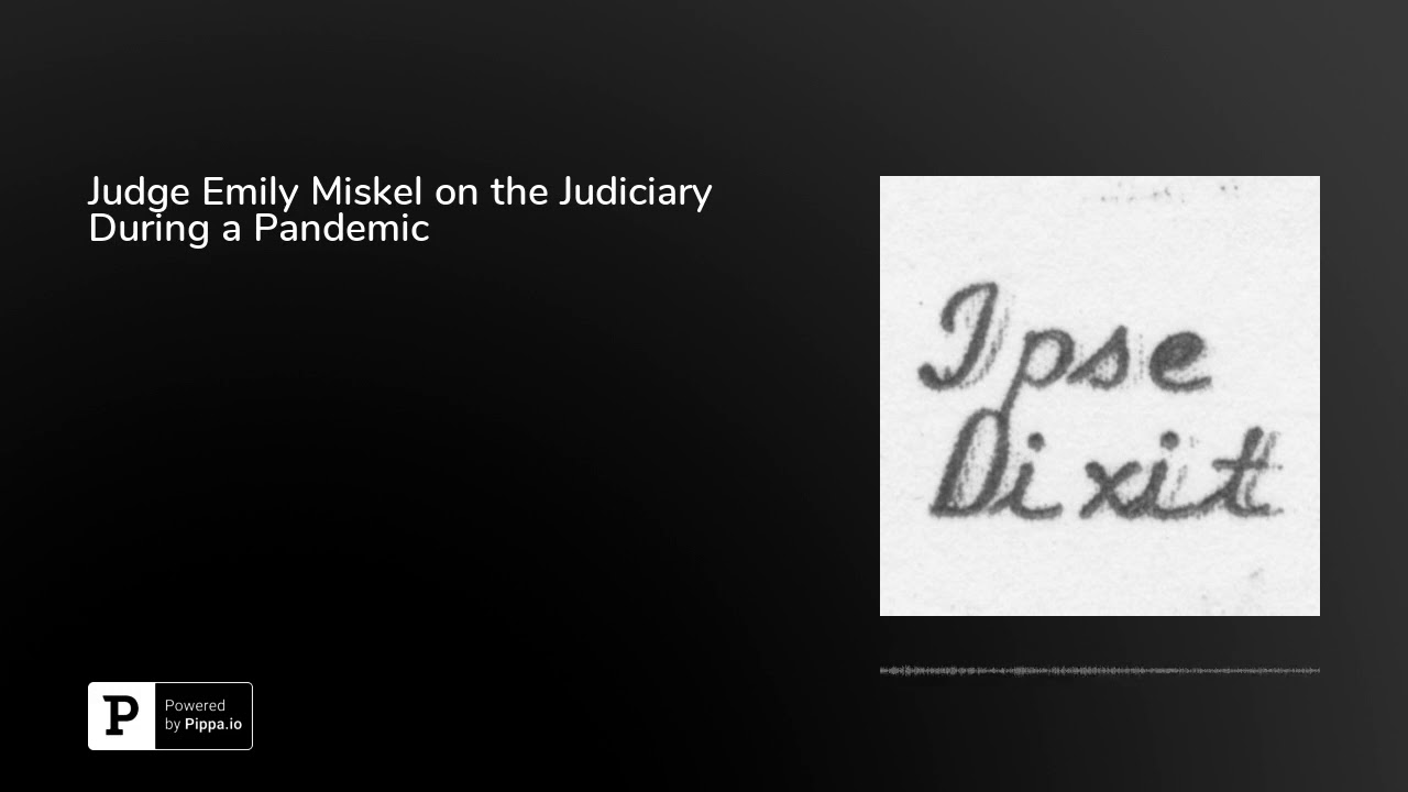 Judge Emily Miskel on the Judiciary During a Pandemic - YouTube