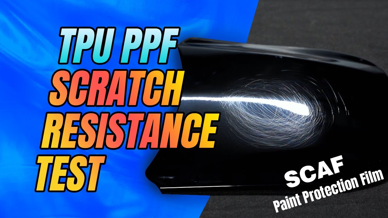 TPU PPF scratch resistance test - YouTube