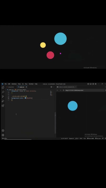 Circles Loader Animation | Pure CSS - YouTube