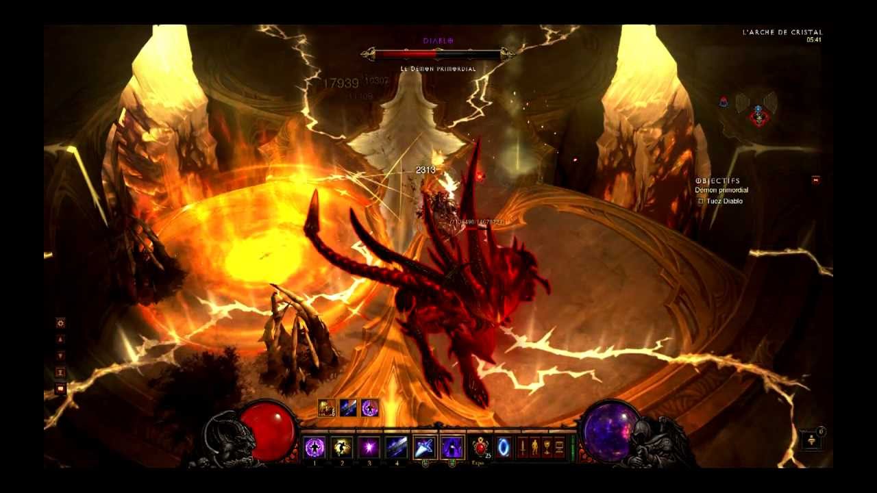 Diablo III - Sorcier invulnerable - HD 1080p gameplay fr - 2012-07-24 ...