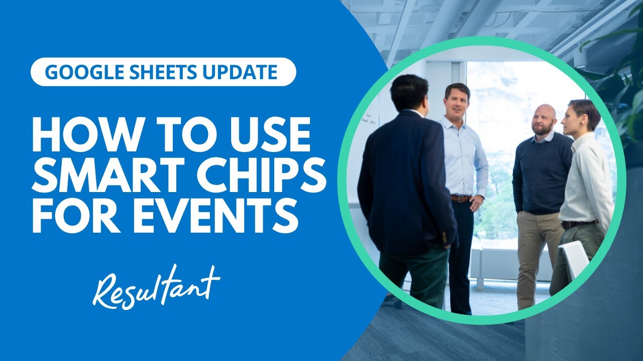 Google Sheets: Use Smart Chips to include events - YouTube