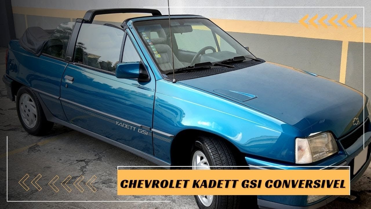 🟢 Chevrolet Kadett GSi CONVERSIVEL - YouTube