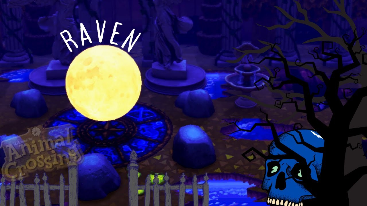 🕷 a spooky halloween island 💀 | ACNH Island Tour - YouTube