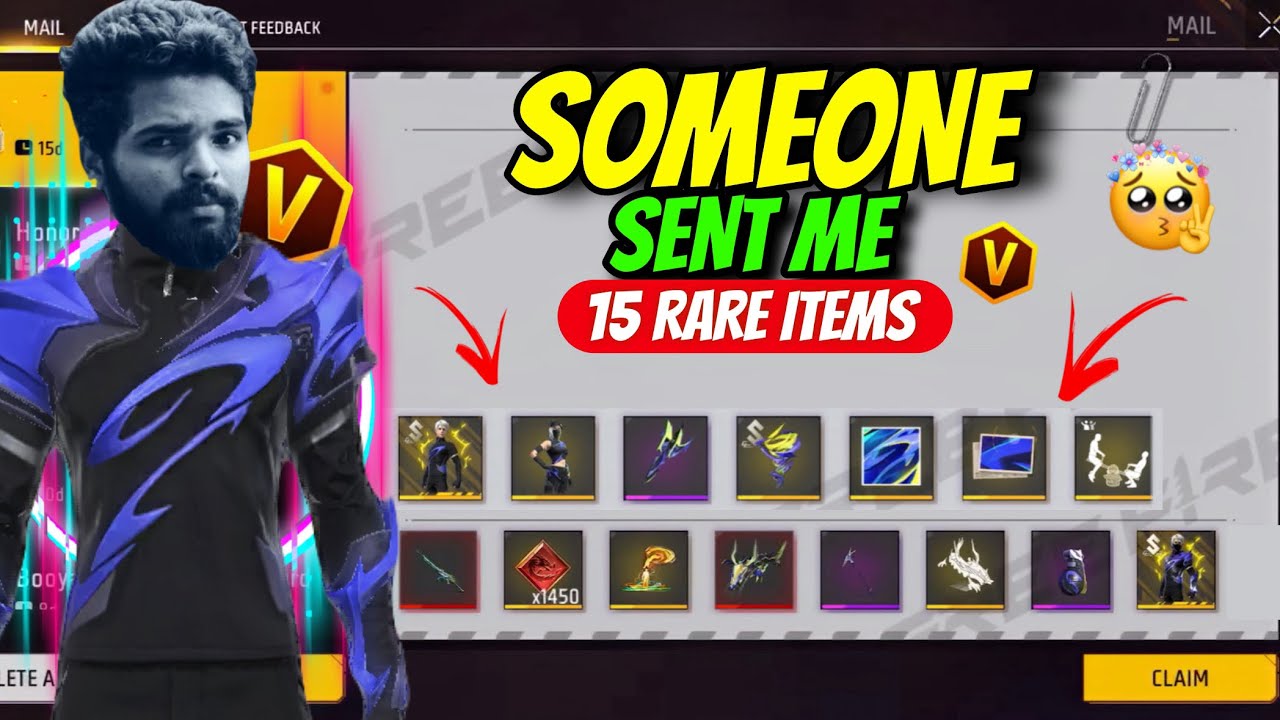 🔥 SOMEONE SENT ME 15 RARE ITEMS IN FREE FIRE 🥹 7TH ANNIVERSARY SURPRISE ...
