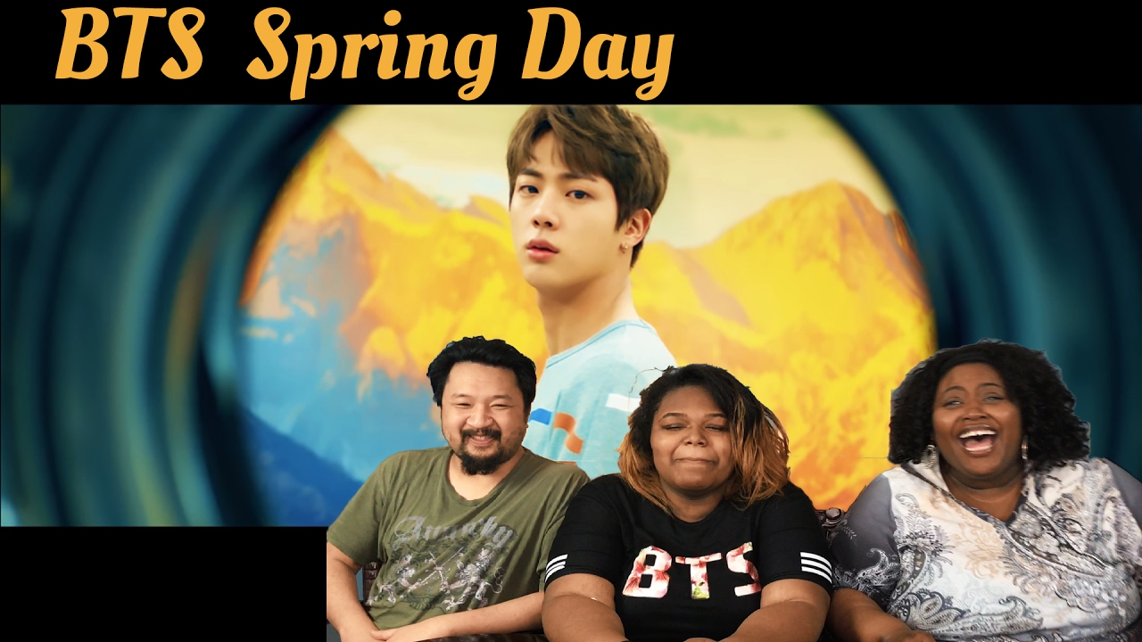 BTS Spring Day MV Reaction - YouTube