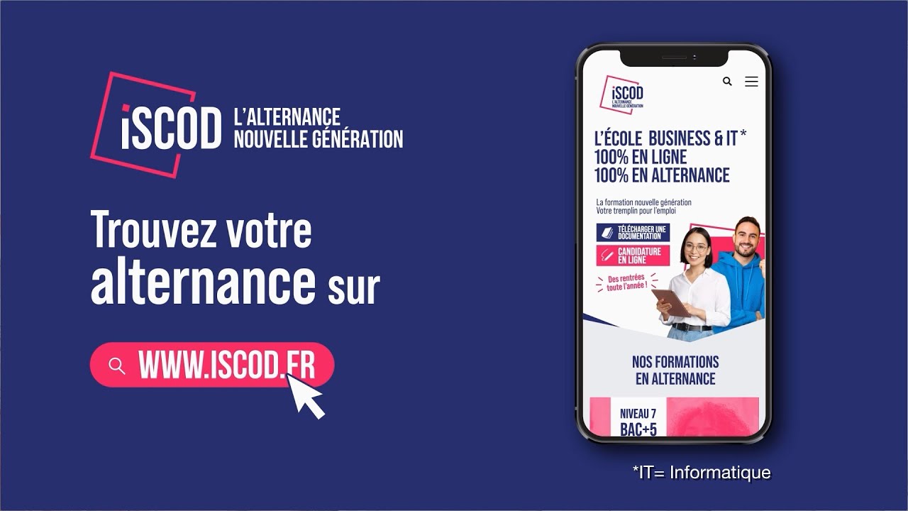 L'ISCOD, l'alternance nouvelle génération - SPOT TV 📺 - YouTube