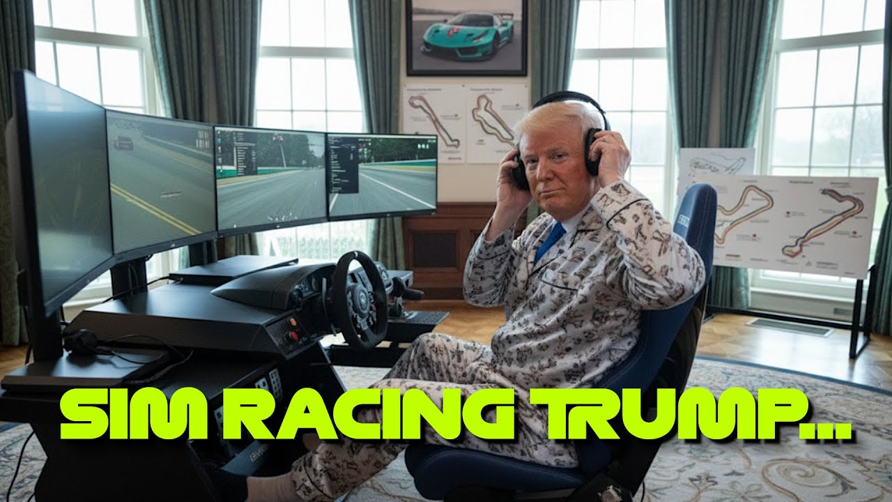 Donald Trump Commentates on my Sim Race | BAD AI - YouTube