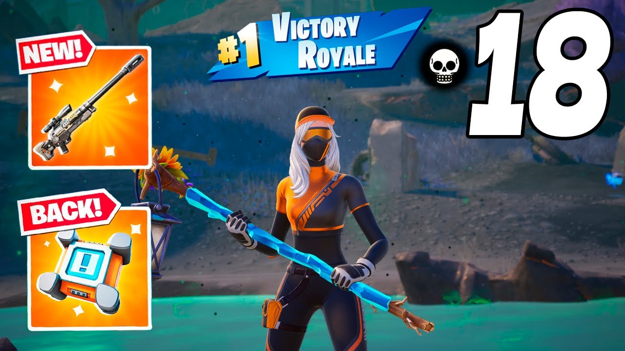 18 Elimination Solo Gameplay Wins 120FPS (Fortnite Season 3) - YouTube