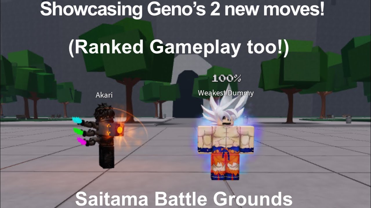 Showcasing Geno’s 2 new ultimate moves! - YouTube