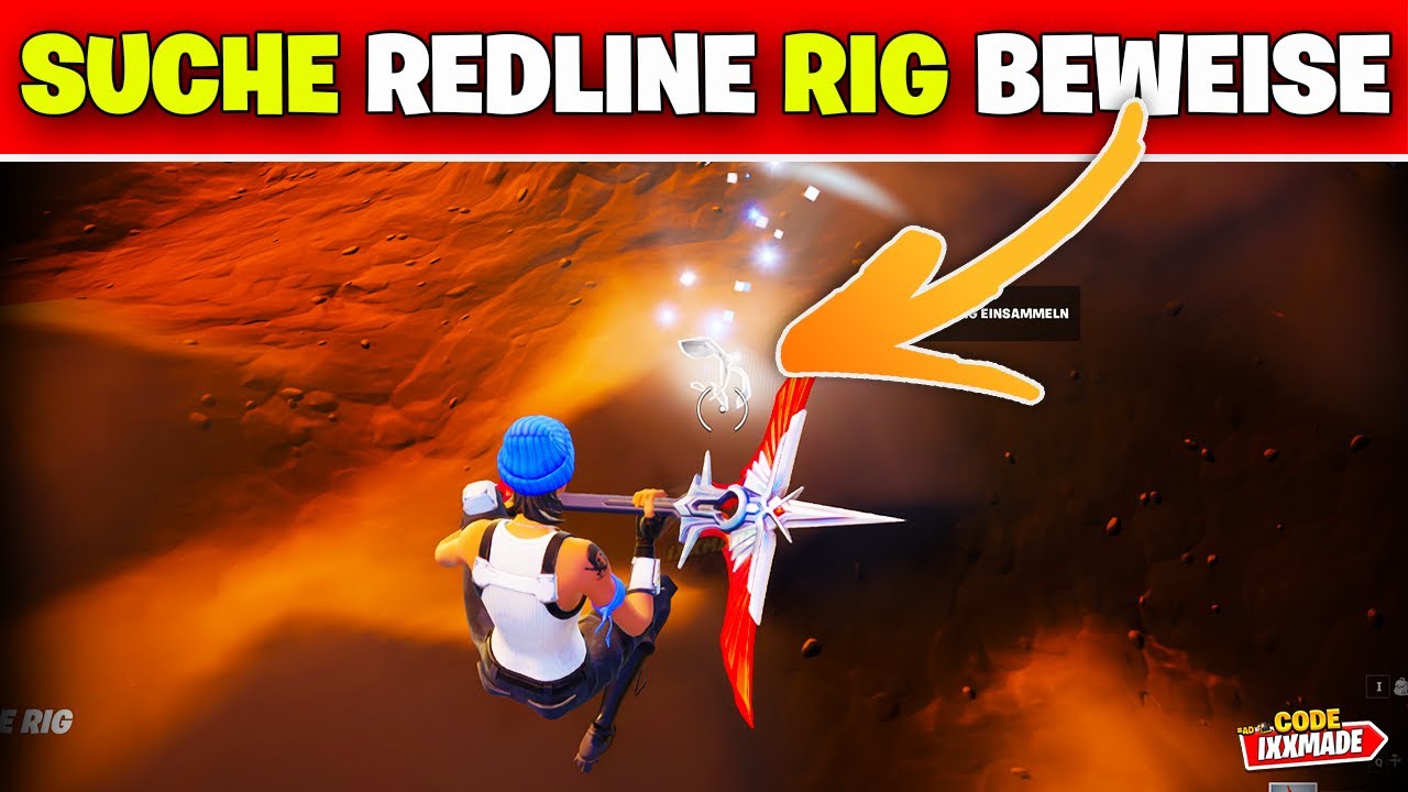 Suche bei Redline Rig nach Beweisen Fortnite Story Part 1 Aufgabe - YouTube