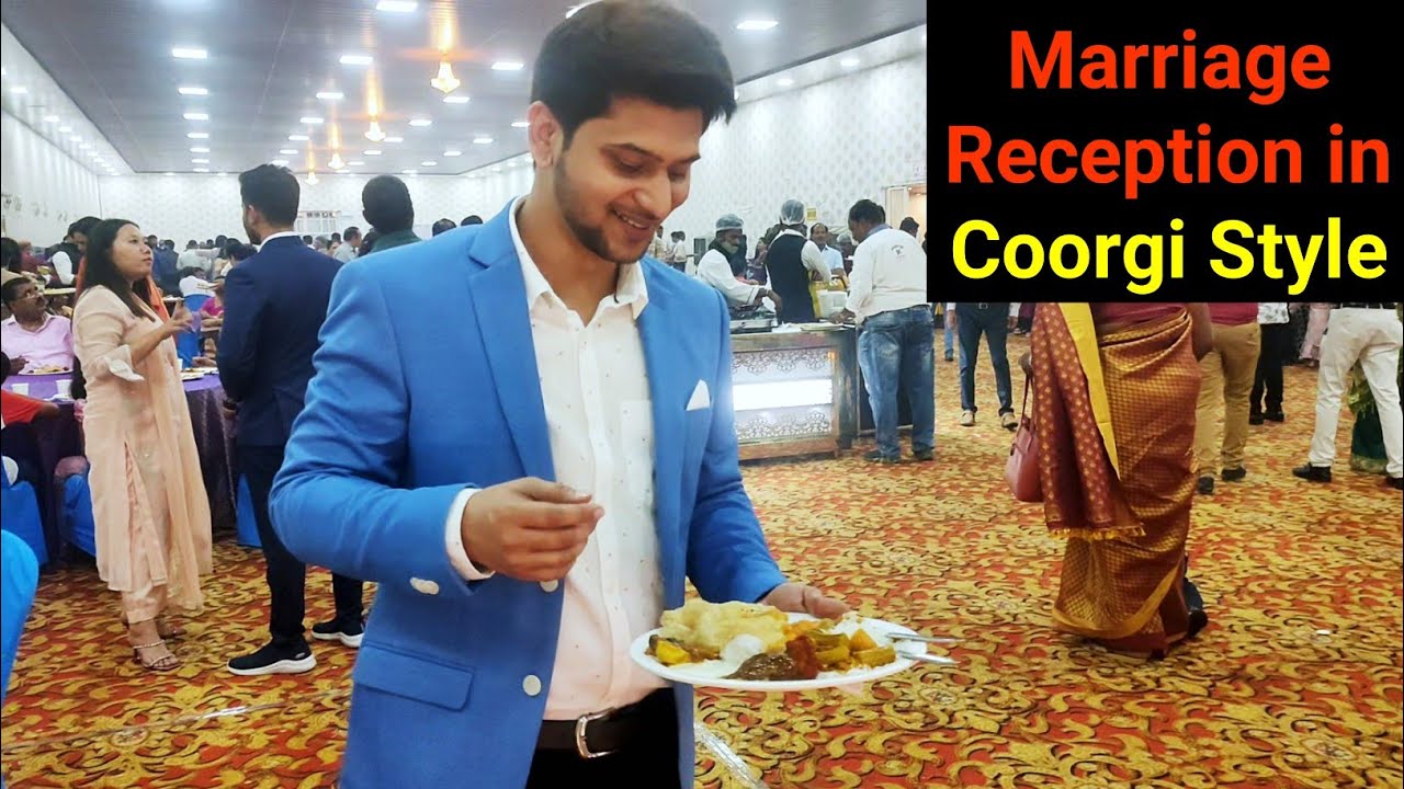 Marriage Reception in South India | Coorgi Style - YouTube