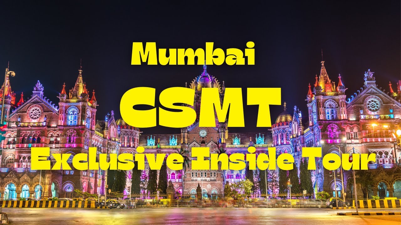 Exclusive tour of Mumbai CSMT never before seen footages! - YouTube