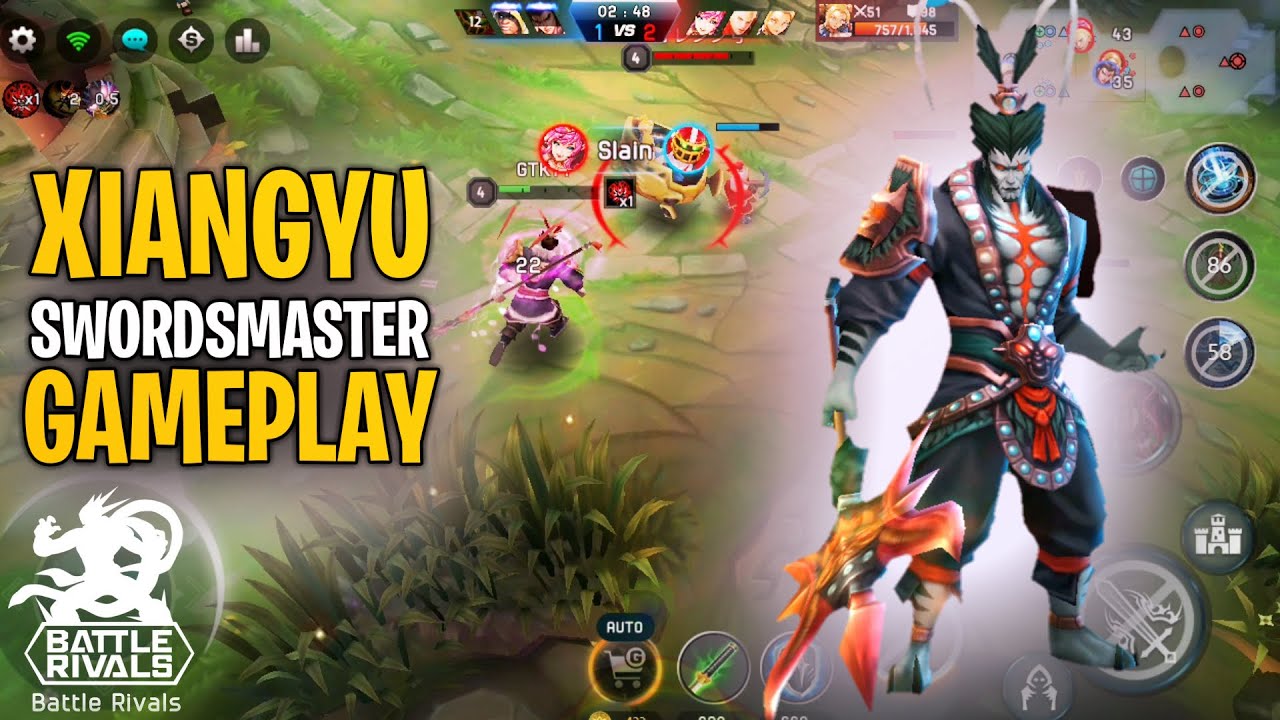 Battle Rivals Best Of XiangYu The SwordMaster | Gameplay - YouTube