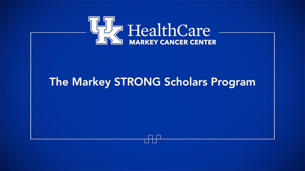 Markey STRONG Scholars Program - YouTube