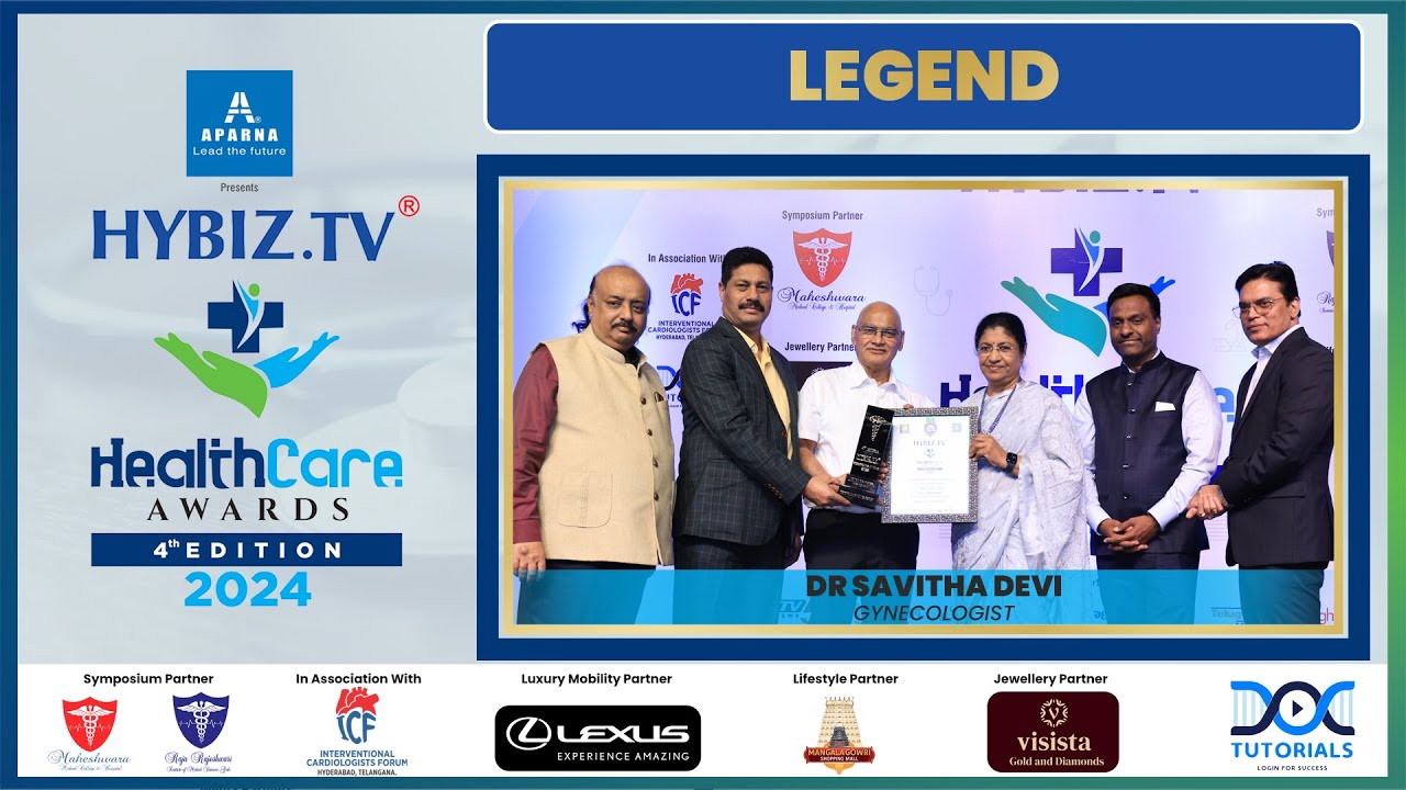 Dr Savitha Devi - Gynecologist | Hybiz Healthcare Awards 2024 - YouTube
