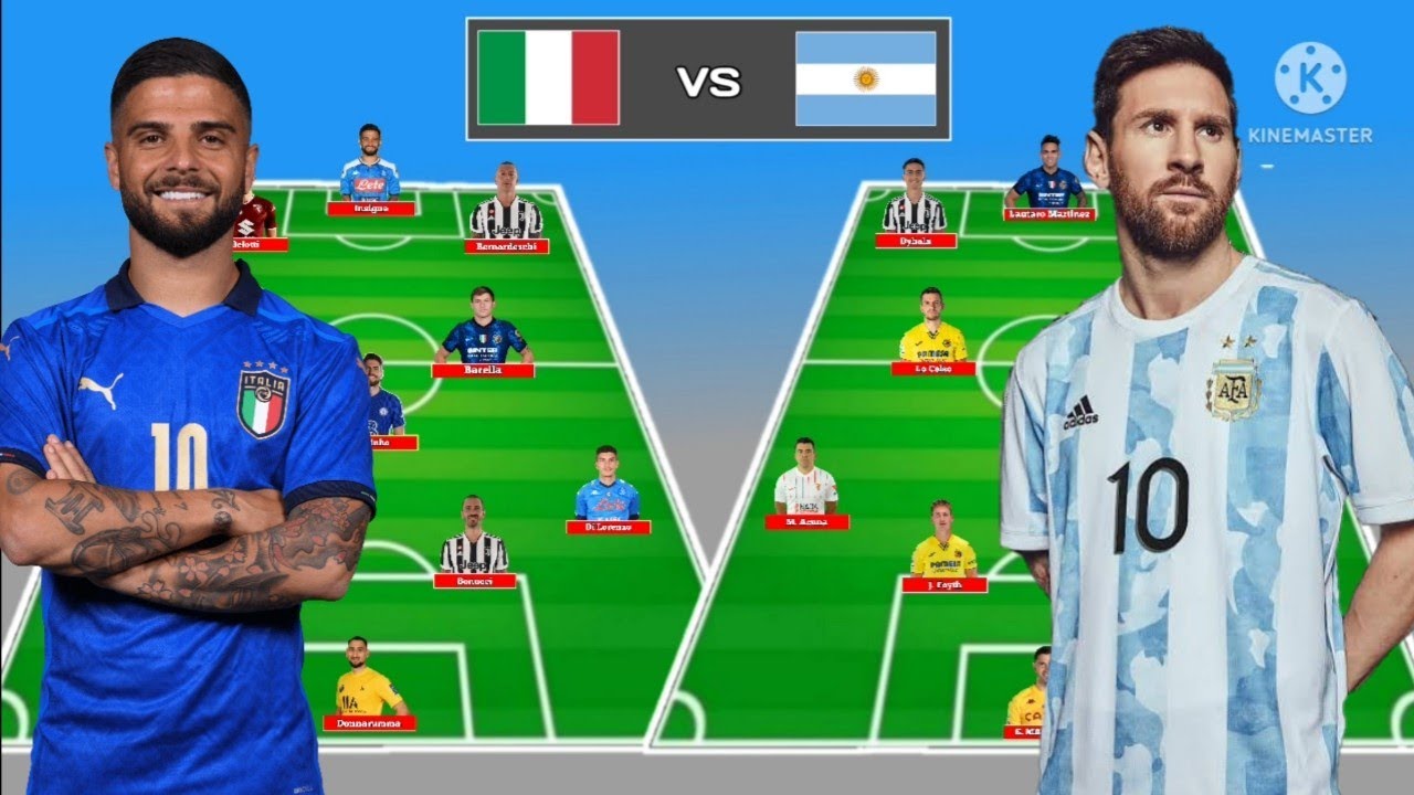 Predictions Line up Italy vs Argentina ~ Euro 2021 Champion vs Copa ...