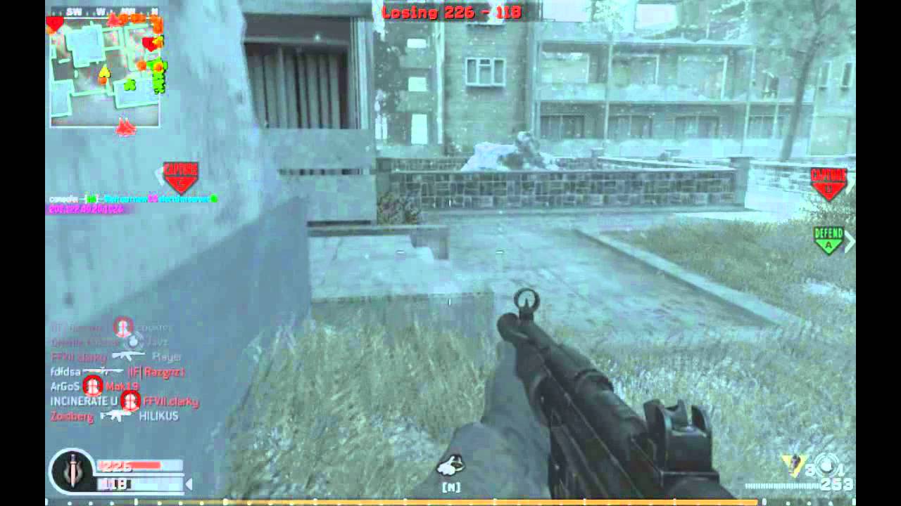 Call of Duty 4 - Multiplayer Clip Test - YouTube