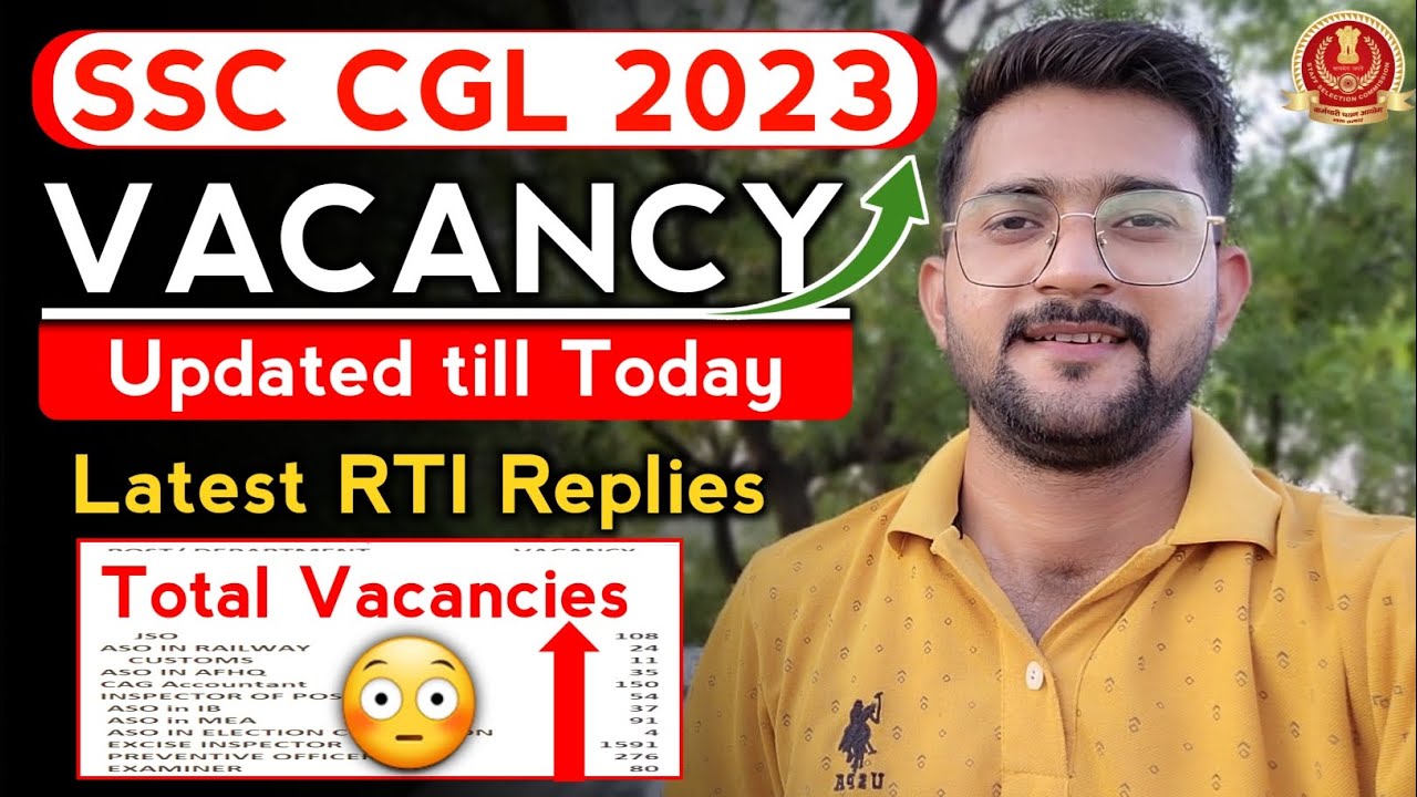 SSC CGL 2023 Bumper Vacancy Reported 🎉 || SSC CGL 2023 Vacancy details ...