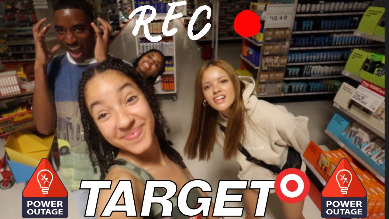 POWER OUTAGE ⚠️ chaos at target 🎯 - YouTube