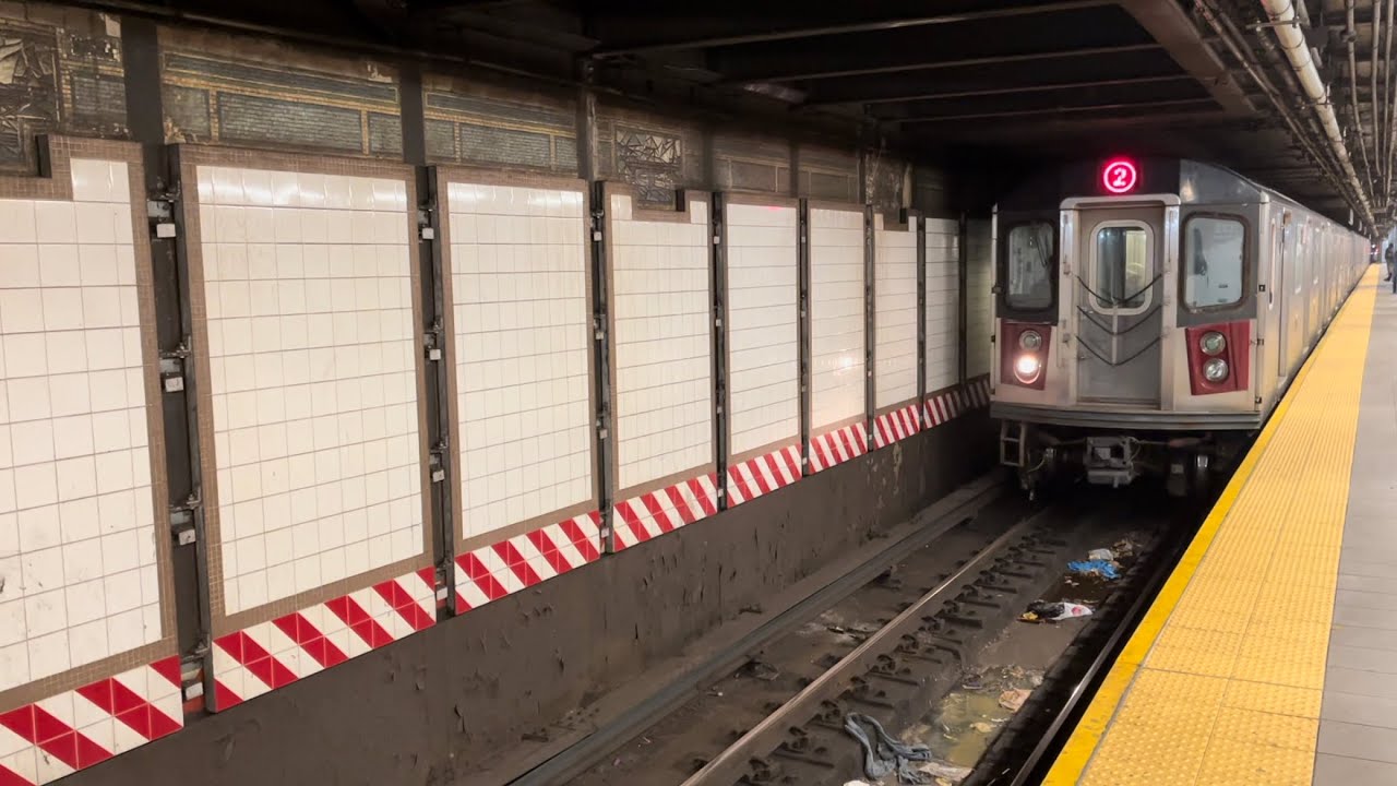 MTA IRT Lex Ave Line Exclusive: Two R142 Rerouted (2) Trains At East ...
