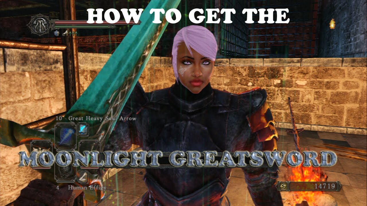 Dark Souls II | How to get the Moonlight Greatsword in NG SL 90 - YouTube