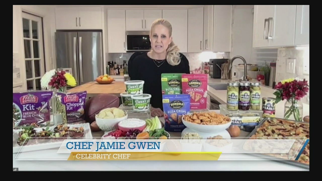 Chef Jamie Gwen's Game Day Snack Picks - YouTube