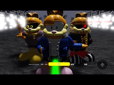 I did all the bosses in the Garfield sans game ( all that were ...