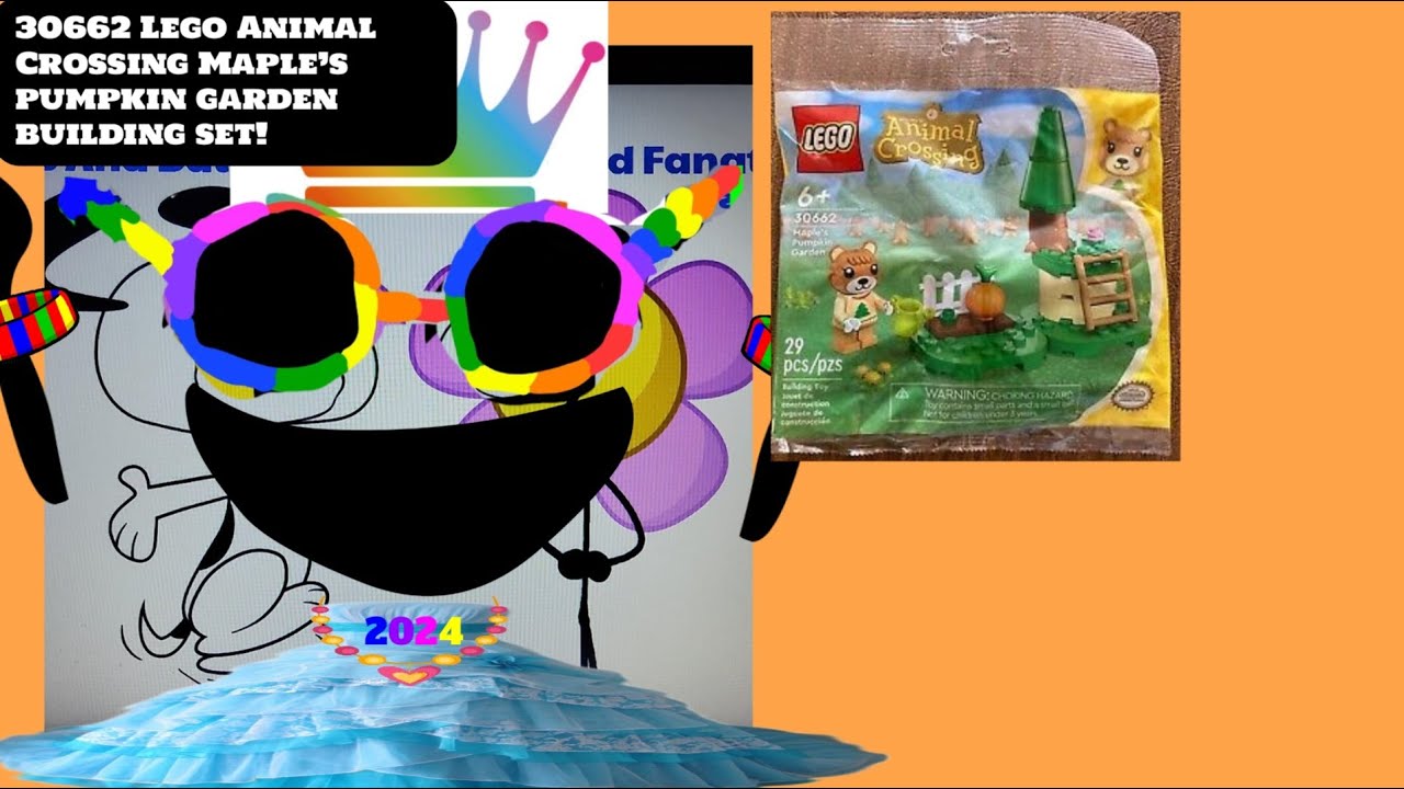 30662 Lego Animal Crossing Maple's Pumpkin Garden Building Set Unboxing ...
