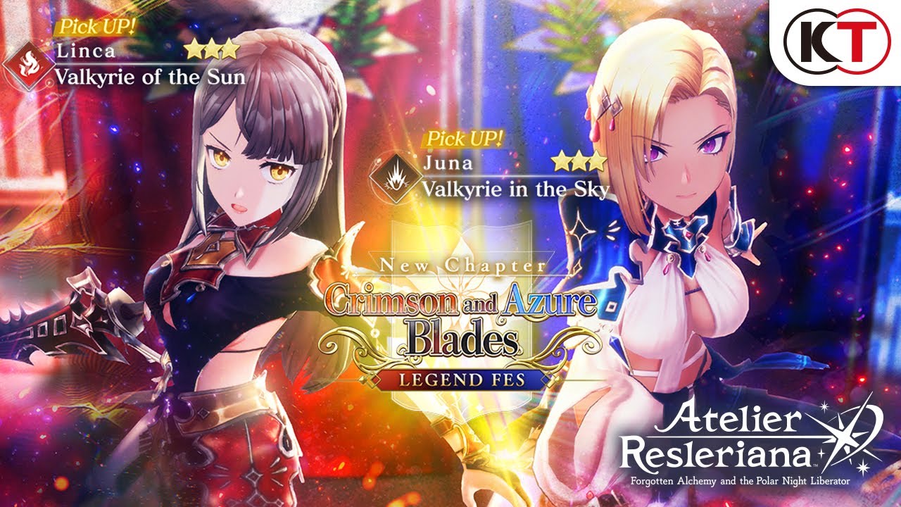 [Juna][Linca] Crimson and Azure Blades - LEGEND FES Wish PV | Atelier Resleriana - YouTube