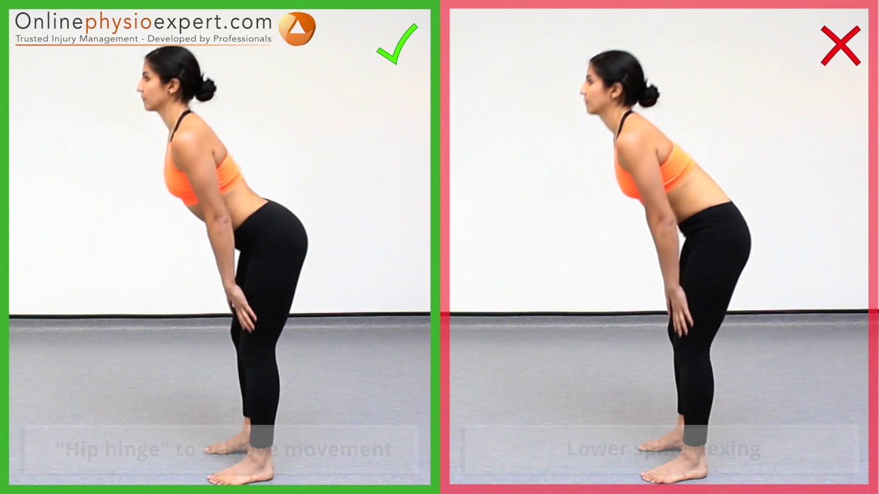 Control Lumbar Spine Flexion With A Waiters Bow Exercise - Level 3 ...