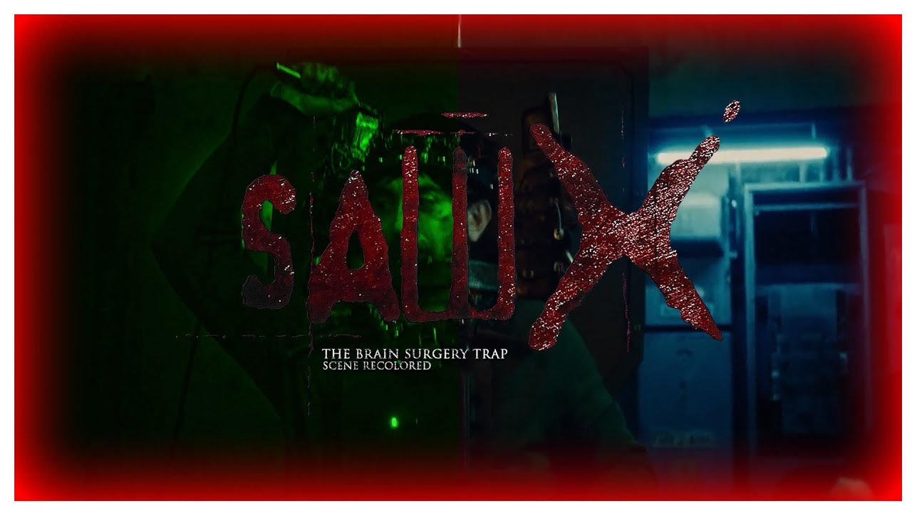 Saw X (2023) The Brain Surgery Trap Scene Recolored - YouTube