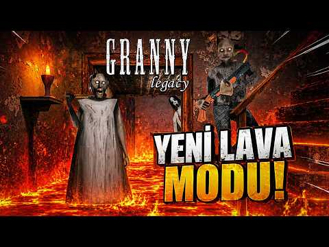 LAV YÜKSELMEDEN GRANNY'NİN EVİNDEN KAÇMAK!🌋- Granny Legacy (Yeni Lav Modu)
