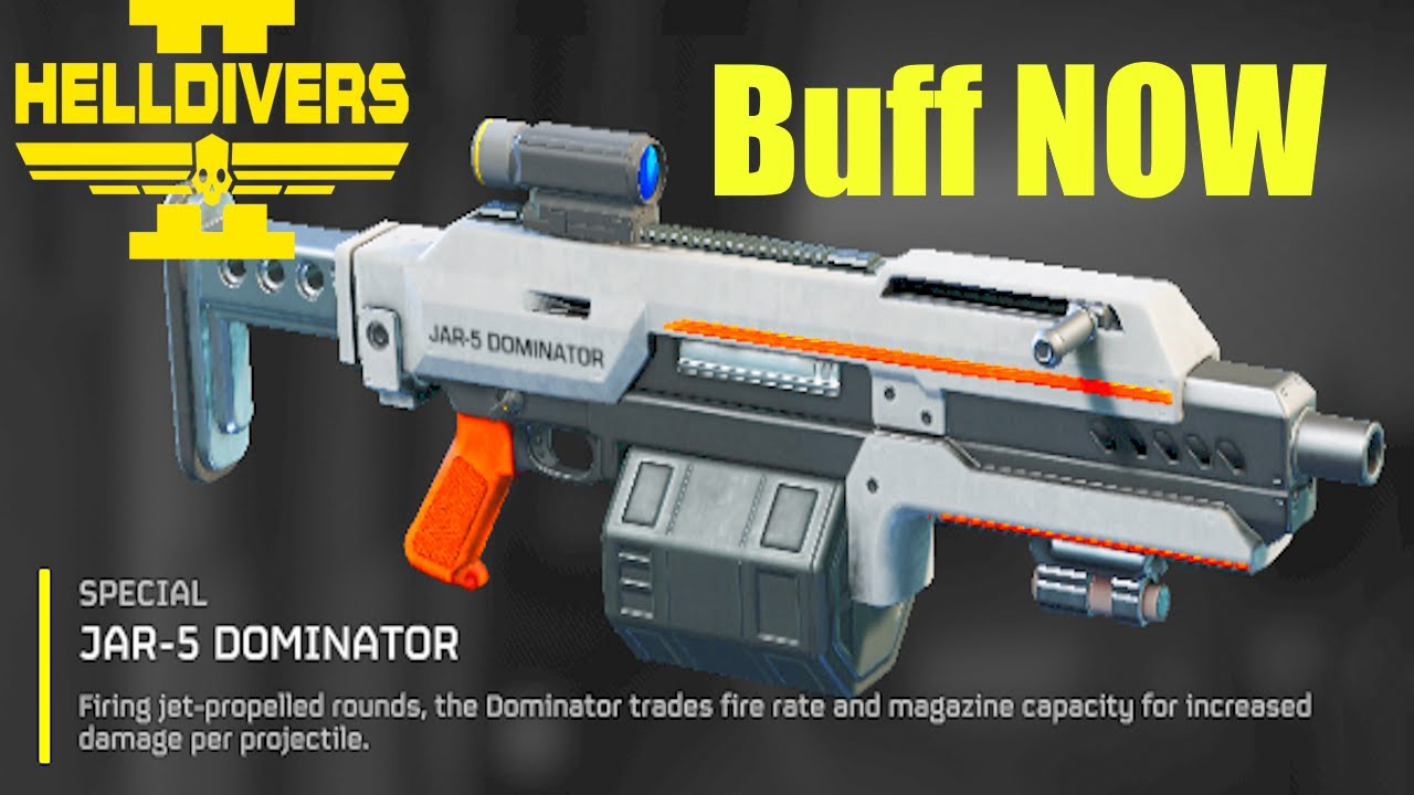 The Helldivers 2 JAR 5 Dominator Needs A Buff - YouTube