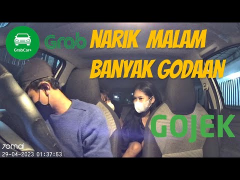 NGALONG NARIK MALAM - BANYAK GODAAN NGANTER CEWEK CEWEK DRIVER ONLINE GOCAR GRABCAR GOJEK OJOL GRAB