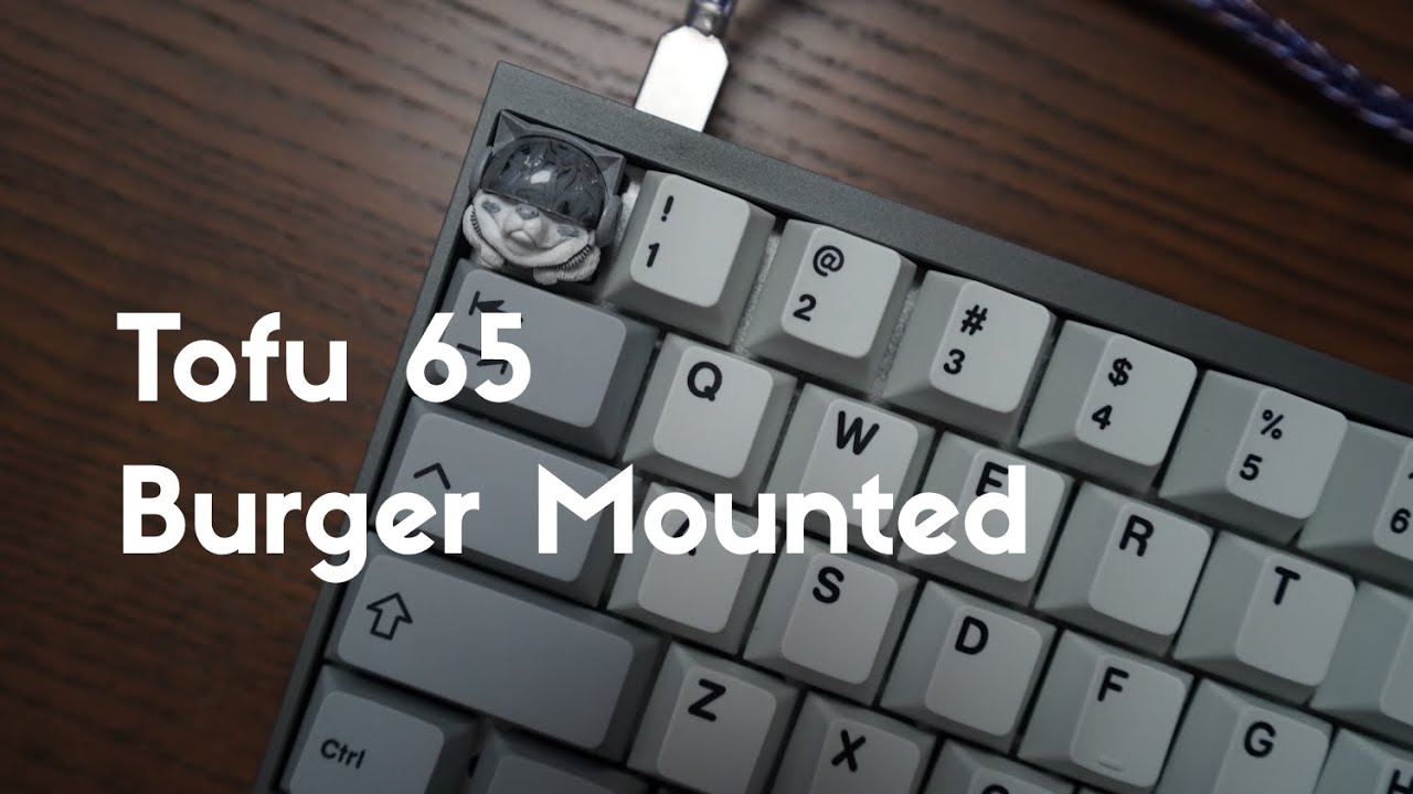Tofu65 | Alpacas Switches | Alu Plate | Keyboard ASMR Type Sound Test ...