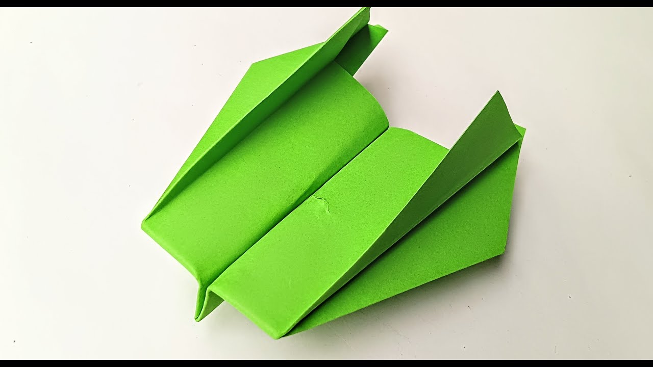 How To Make A Paper Plane That comes back - YouTube