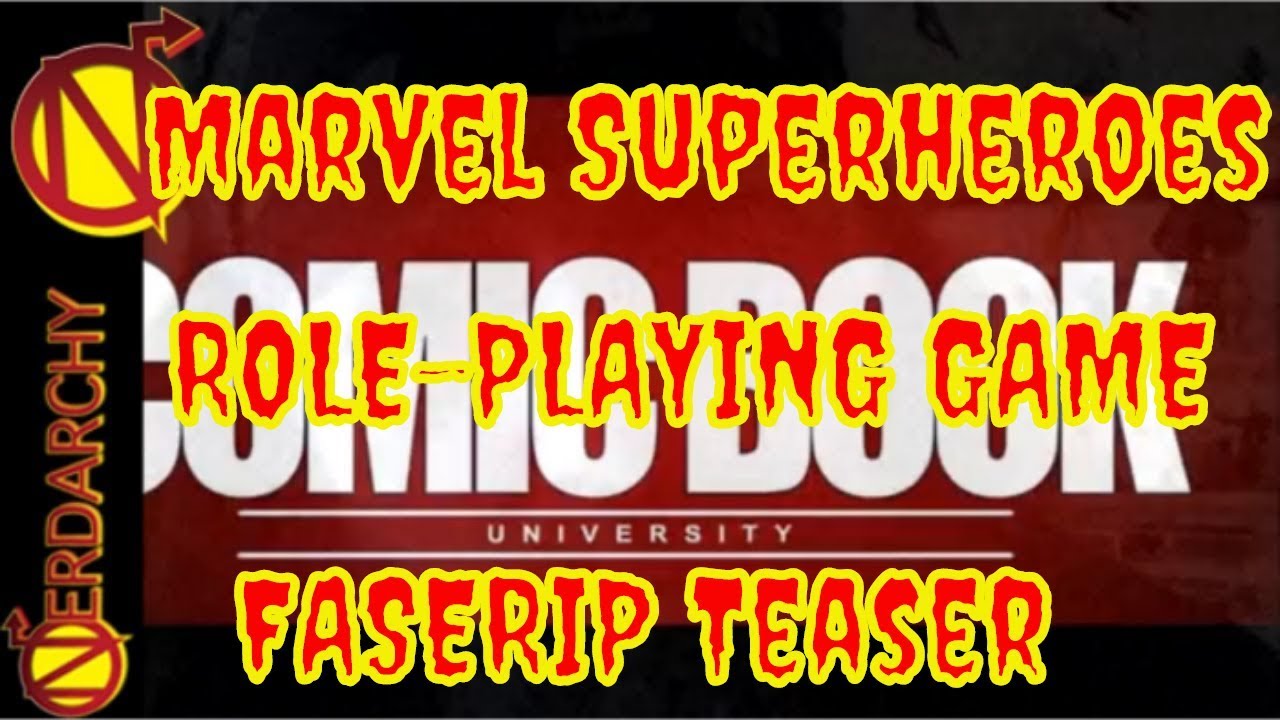 (E 15 CBU) Intro into the Marvel Superheroes Role-Playing Game (FASERIP ...
