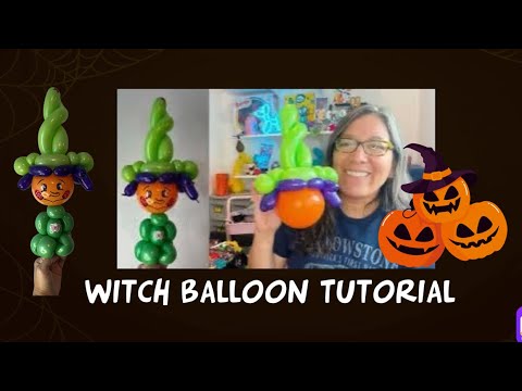 Witch balloon tutorial using a quicklink - YouTube