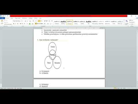 Sertifikasiya və Psixoloqların İşə Qəbulu. Test izahı 10.