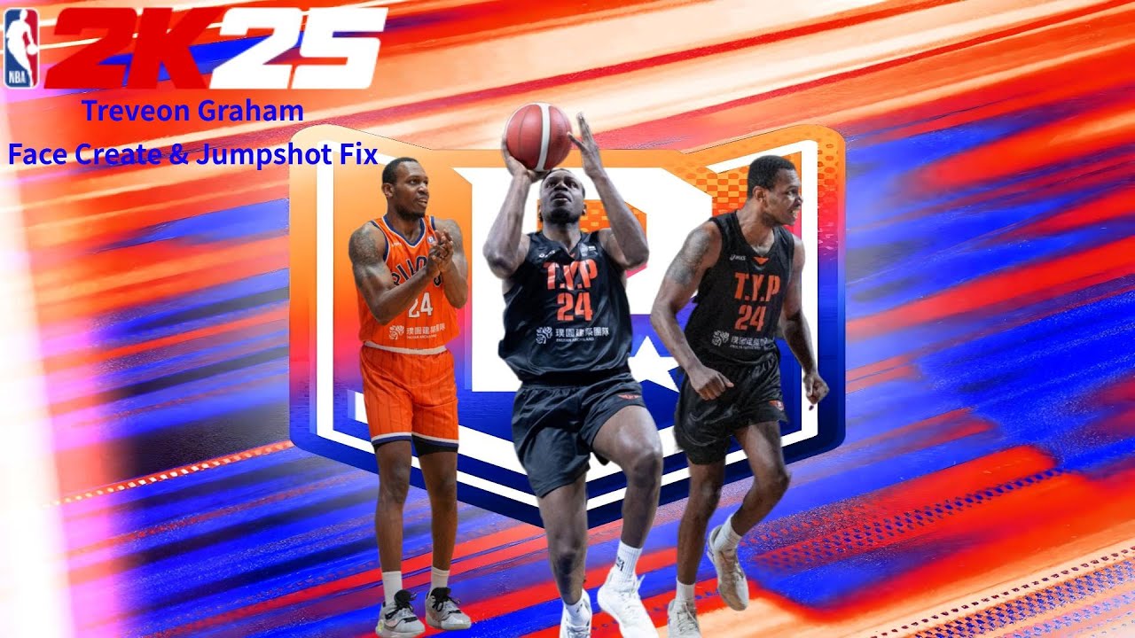[TPBLxPLG2K25] Treveon Graham 臉部模型＆投籃動作！EP10 NBA2K25 - YouTube