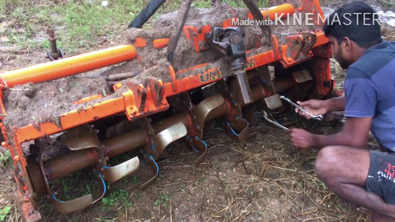 How to repair Rotovator | universal rotovator - YouTube