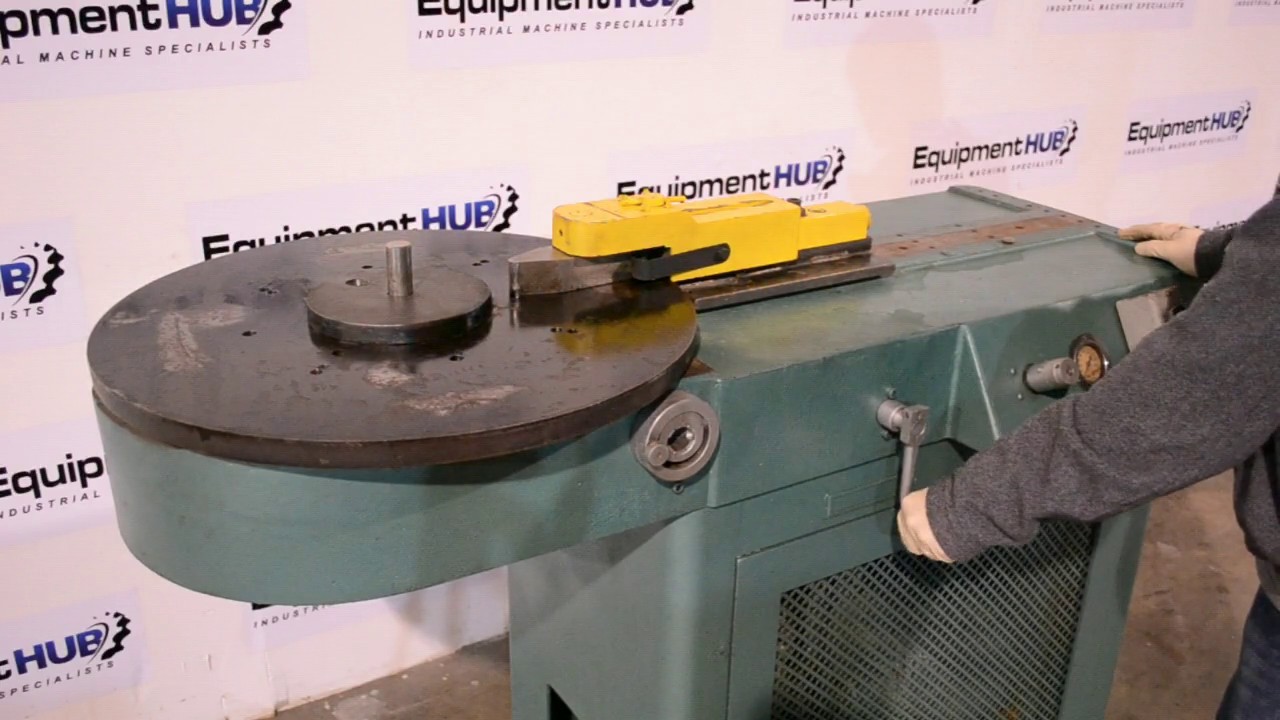 Diacro #8 360° Hydraulically Operated Pipe / Tube / Flat Bar Bender ...