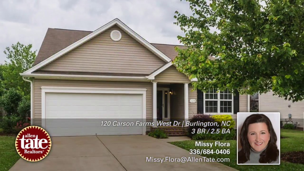 Home for Sale -- 120 Carson Farms W Dr, Burlington NC -- Missy Flora ...