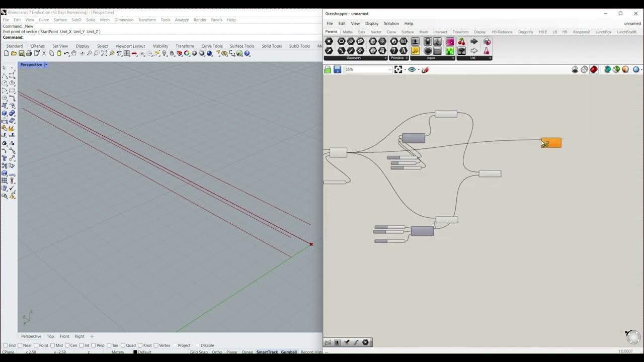 How to build a parametric code of a grid-structured bridge - YouTube